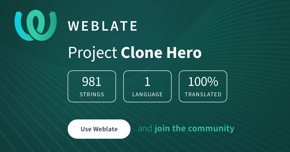 Clone Hero - English @ Clone Hero Weblate